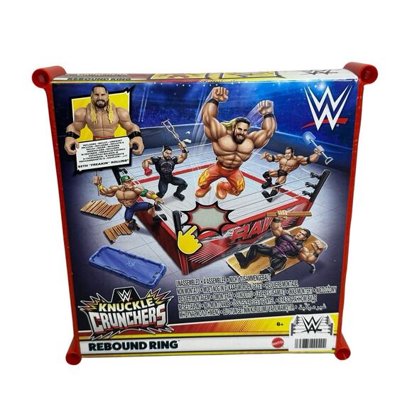 Mattel | Toys | Mattel Wwe Knuckle Crunchers Rebound Ring Playset With ...
